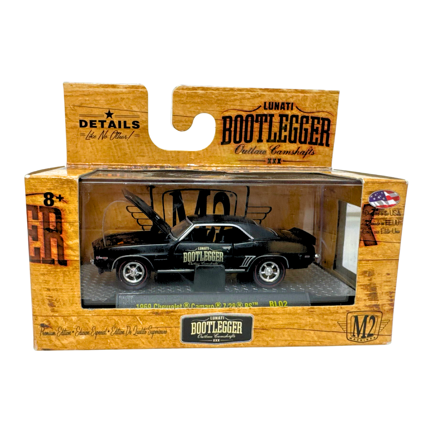 M2 Machines Bootlegger 1969 Chevrolet Camaro Z/28 RS 1:64 Diecast – Wheelers n Dealers A ...