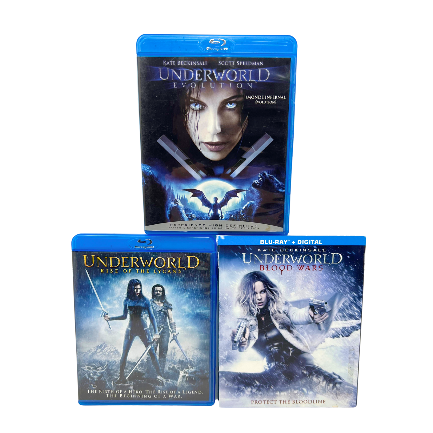 Underworld 3-Movie Blu-ray Collection Fantasy Movie Good Condition!!! – Wheelers n Dealers A ...