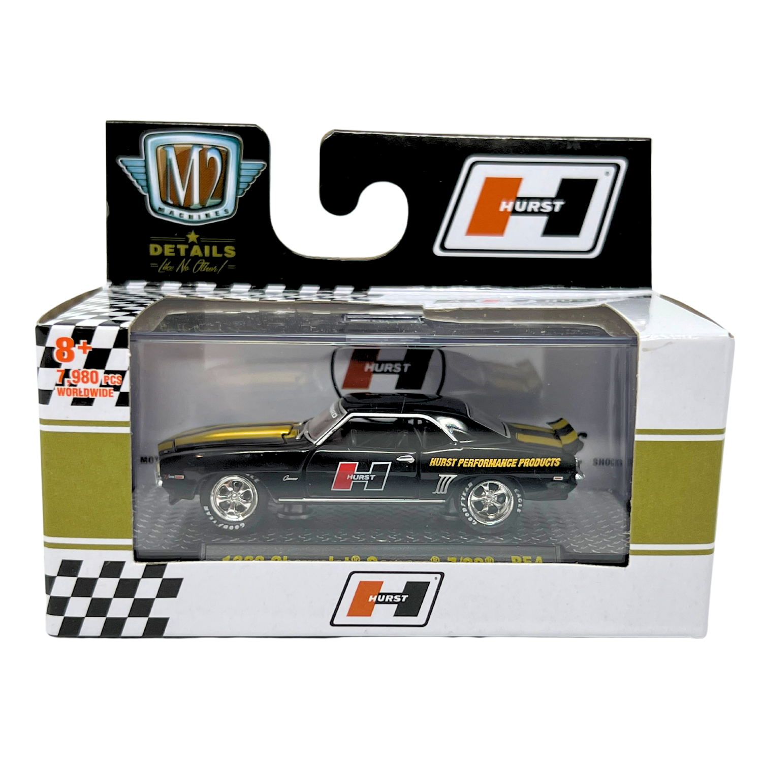 M2 Machines Hurst 1969 Chevrolet Camaro Z28 1:64 Diecast – Wheelers n ...