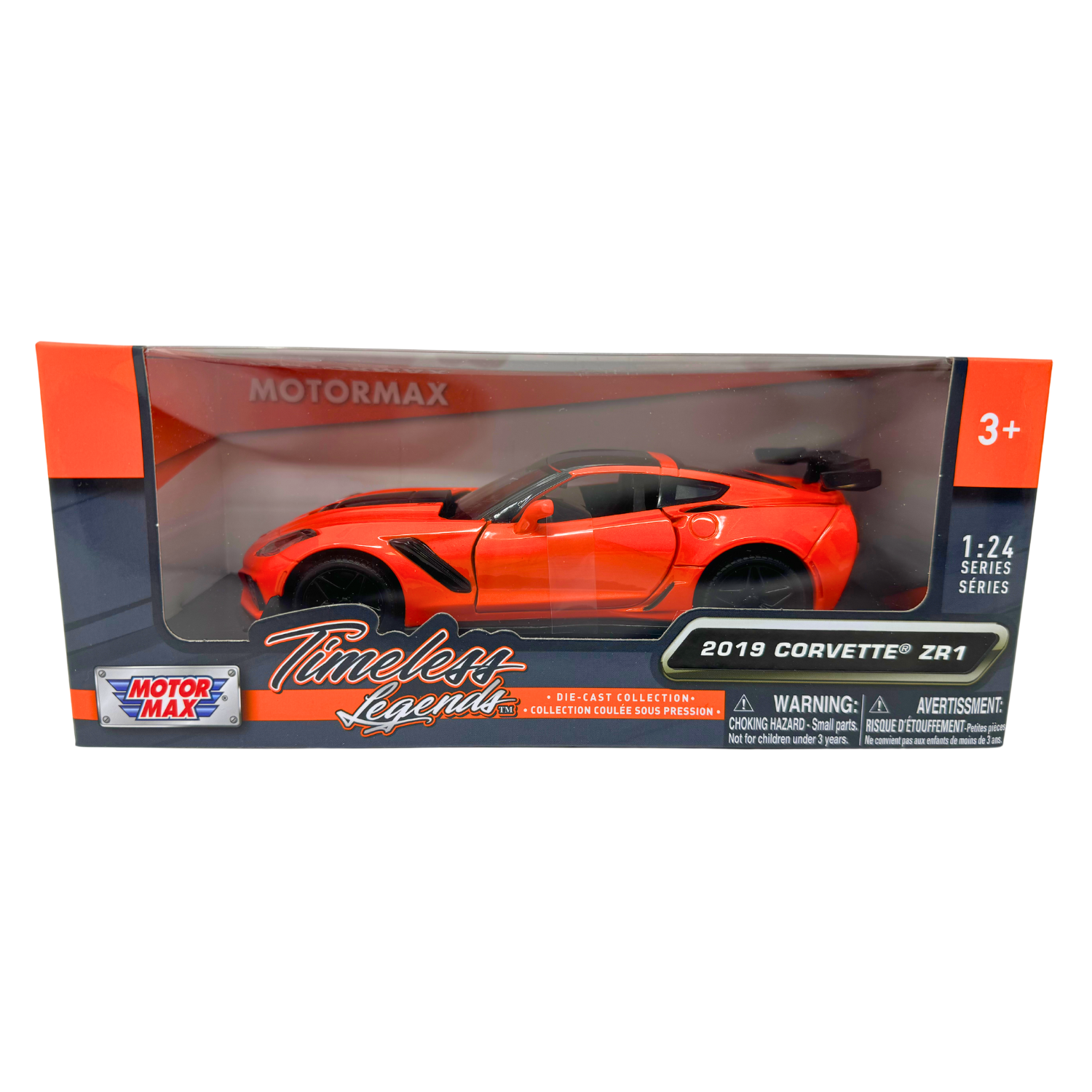 Motormax Timeless Legends 2019 Chevrolet Corvette ZR1 1:24 Diecast ...