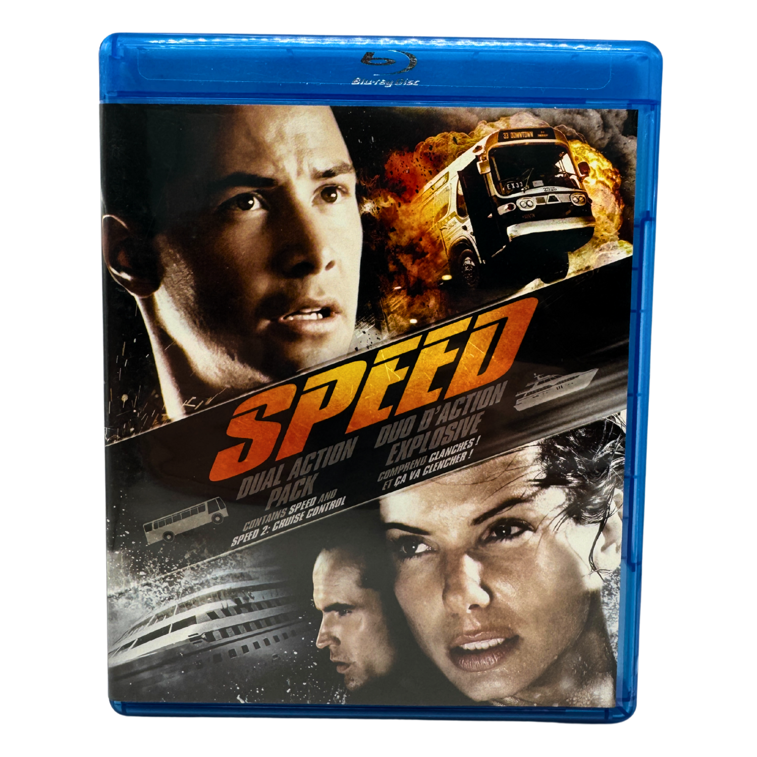 Speed / Speed 2: Cruise Control (Blu-ray) Action Good Condition ...