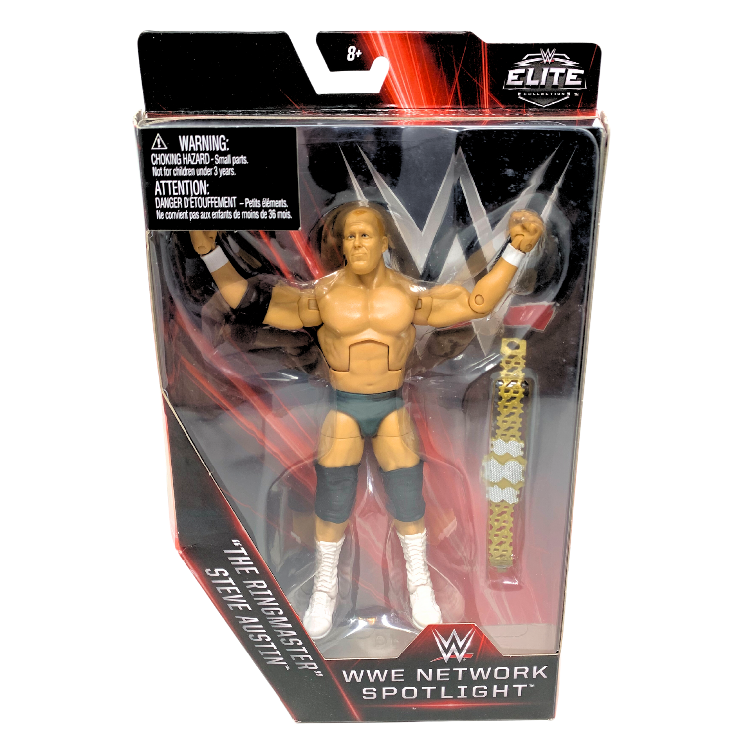 WWE The Ringmaster Steve Austin Elite Network Spotlight Exclusive Acti ...
