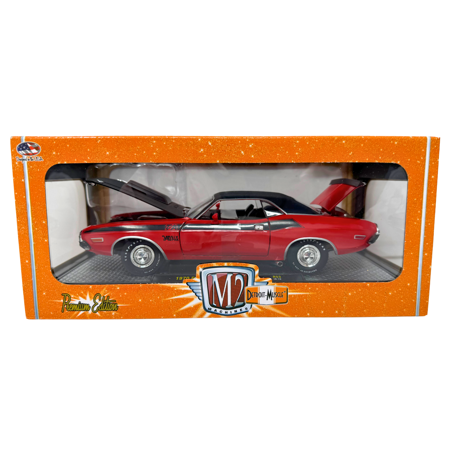 M2 Machines Detroit-Muscle 1970 Dodge Challenger T/A 124 Diecast ...