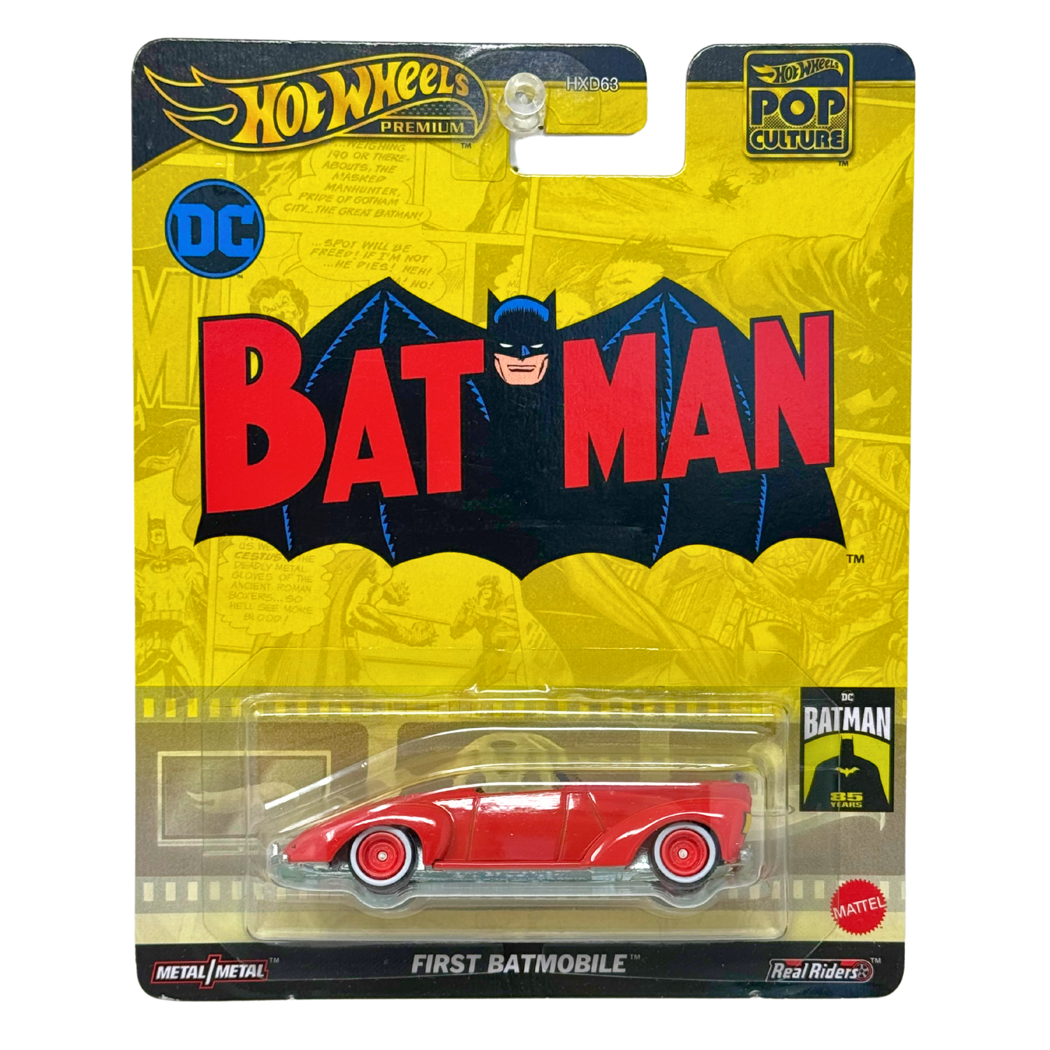 Hot Wheels DC Batman First Batmobile POP Culture 1:64 Diecast ...