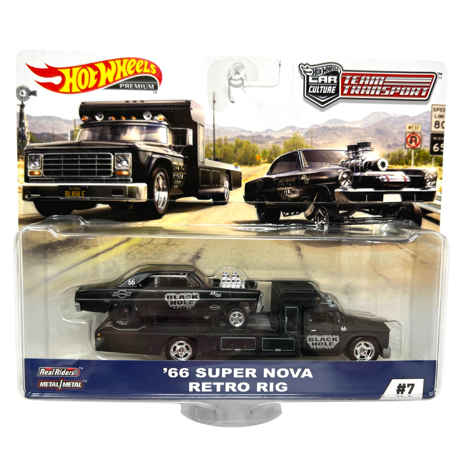 Hot Wheels Premium #7 Team Transport '66 Super Nova Retro Rig 1:64 Die ...