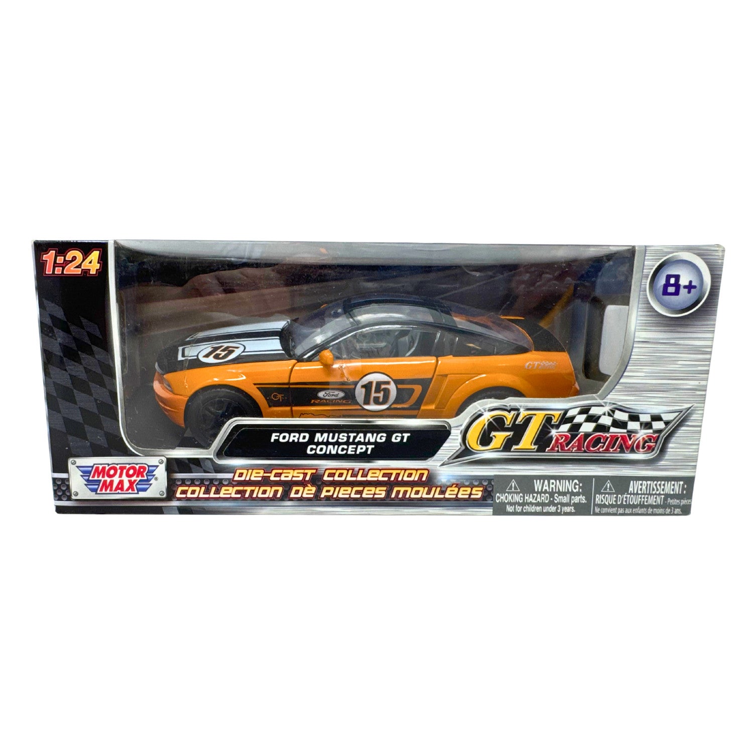 Motormax GT Racing Ford Mustang GT Concept 1:24 Diecast – Wheelers n ...