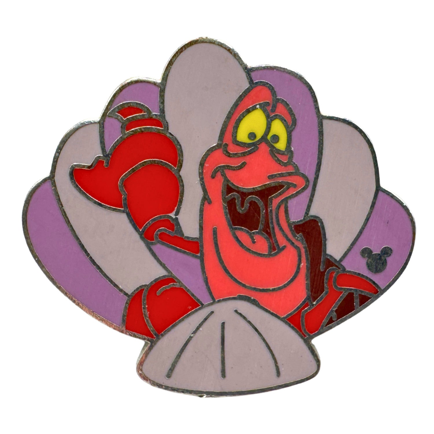 DLR Disney Sebastian Little Mermaid Shell Hidden Mickey Trading Pin DC ...