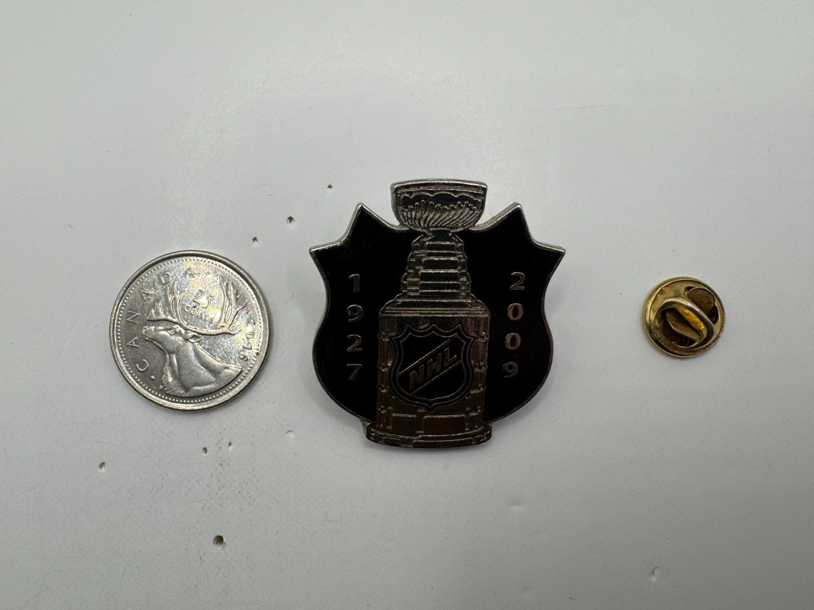 NHL 1927 2009 Stanley Cup Champions Vintage Hockey Lapel Pin Shield ...