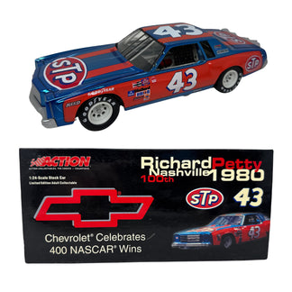 Action Nascar #43 Richard Petty STP Chevy 400 Win 1980 Monte Carlo 1:2 ...
