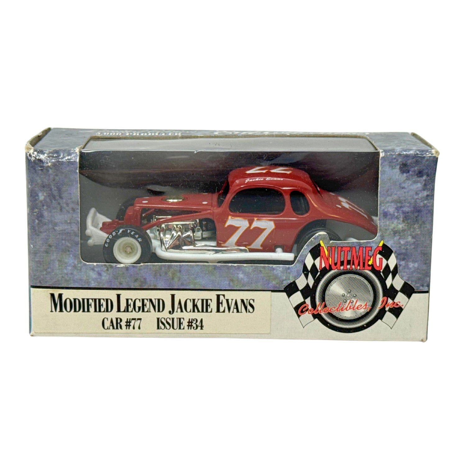 Ertl Nutmeg Modified Legend Jackie Evans #77 1:64 Diecast Car 1997 Lim ...