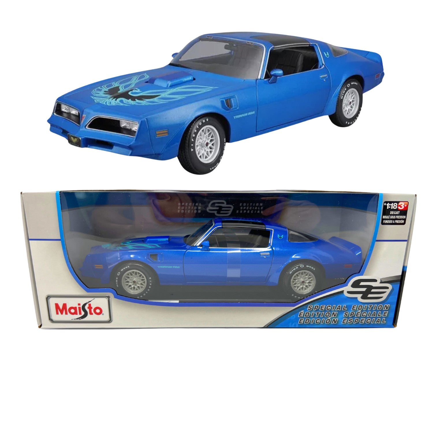 Maisto Pontiac Firebird Trans Am Special Edition 1:18 Diecast ...