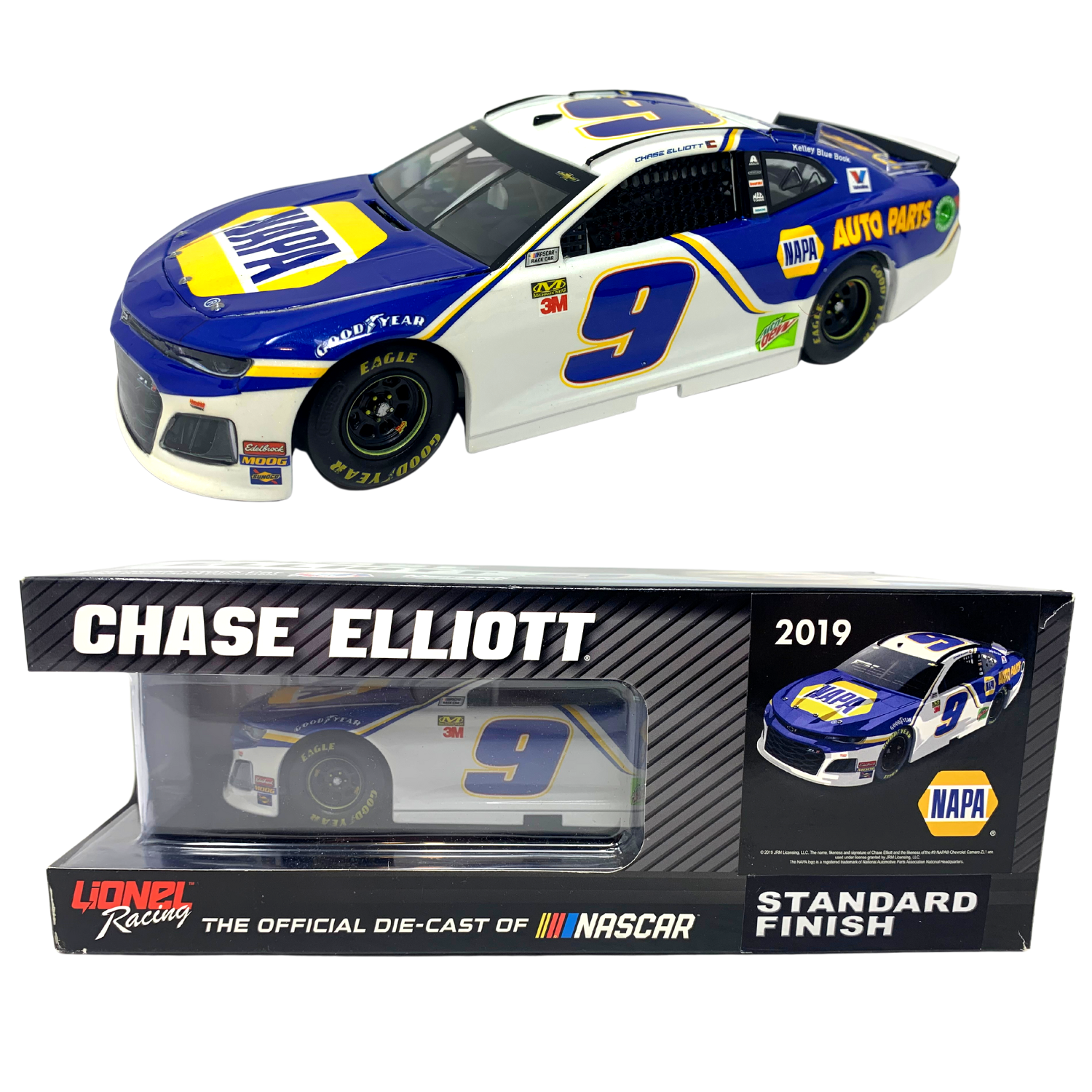 Action Nascar #9 NAPA Chase Elliot 2019 Chevrolet Camaro ZL1 1:24 Diec ...